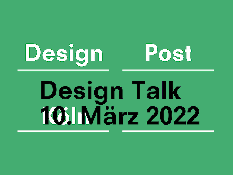 Exhibition and DESIGN TALK | Design Post Köln